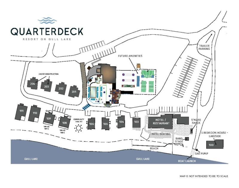 Resort Amenities at Quaterdeck Resort on Gull Lake